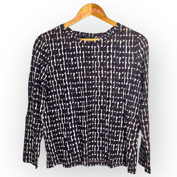 COS | Tops | Cos S Patterned Long Sleeve Top | Poshmark